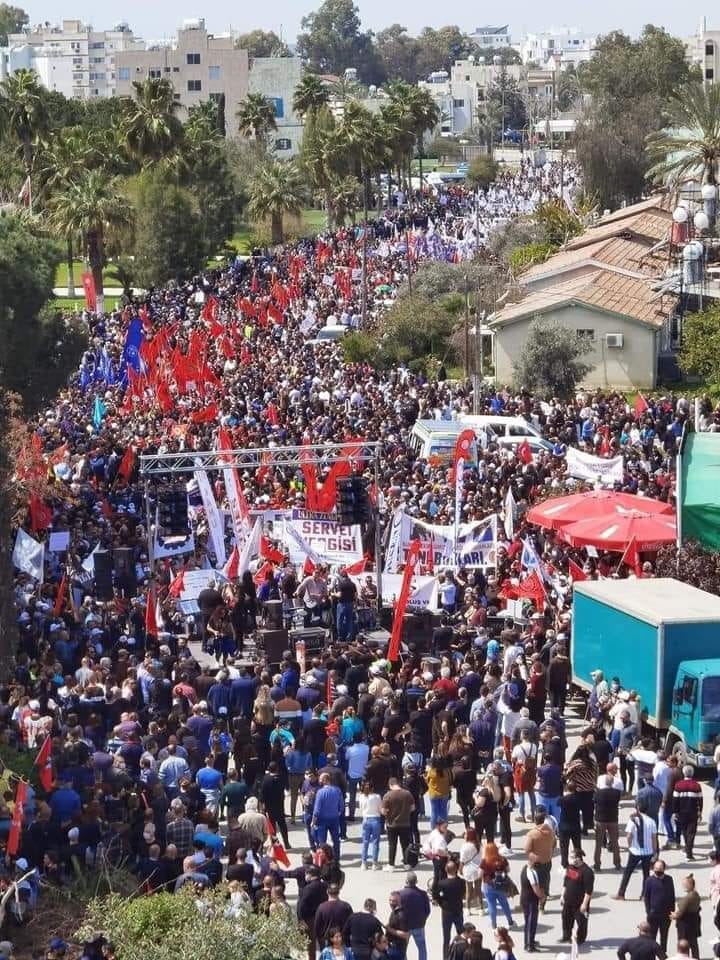 Northern Cyprus - General strike and protest, April 1st: Jokes are over ...