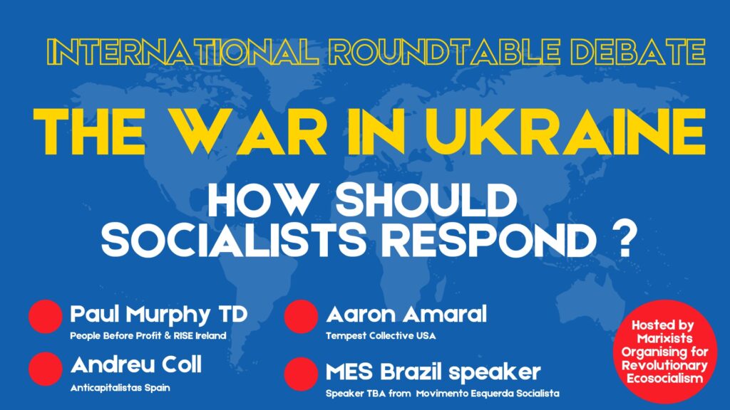 International Debate: War in Ukraine - How should socialists respond ...